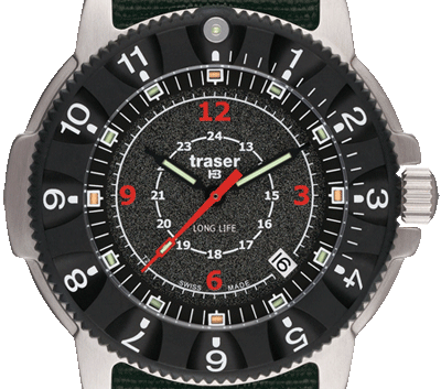 Long Life Watch P6502 traser H3 ミリタリーショップ 革ジャン 中田商店